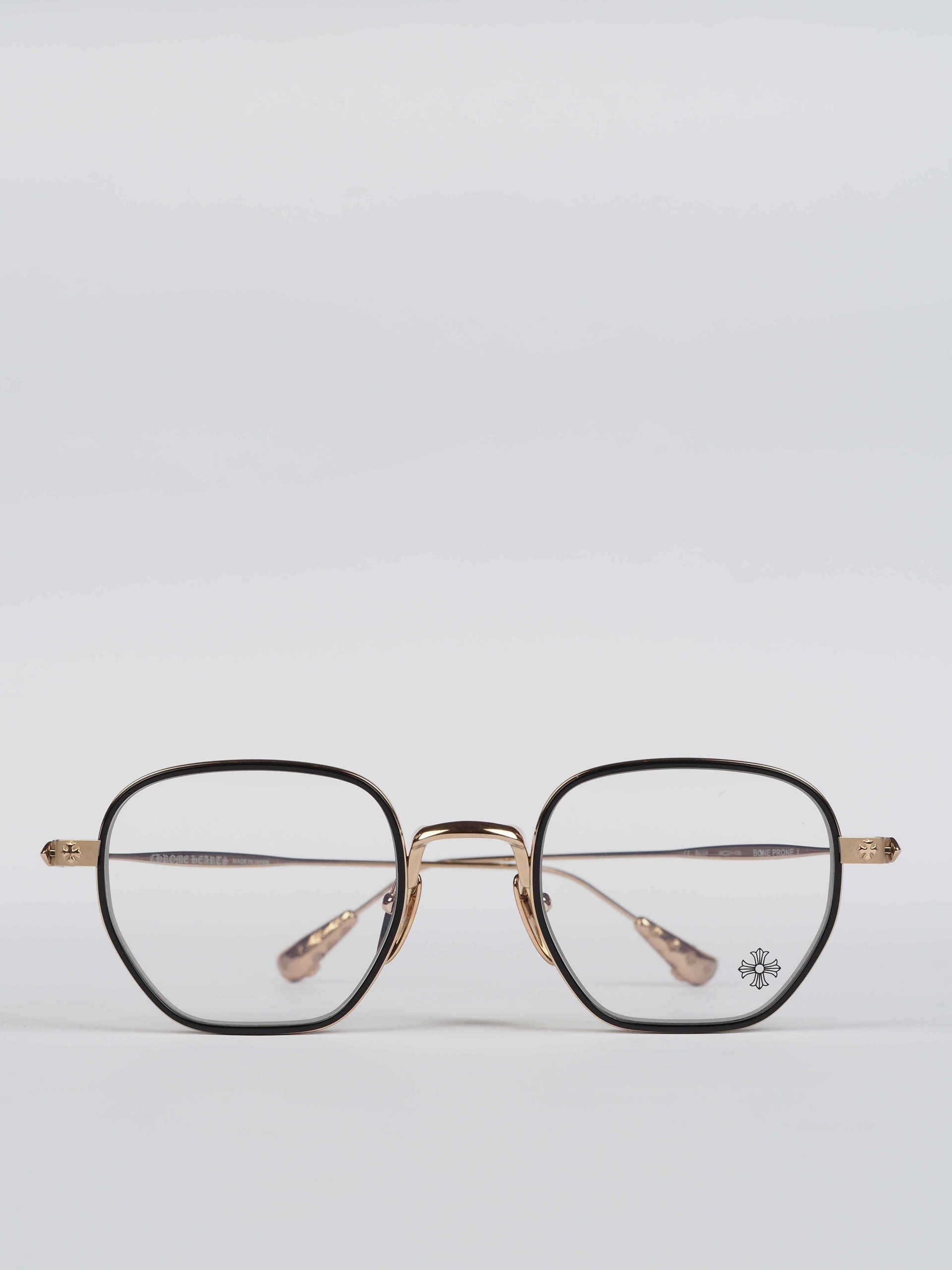 BONE PRONE I - BLACK/GOLD PLATED - Miluxe